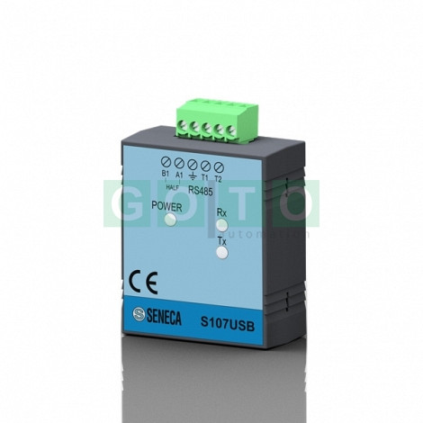 SENECA S107USB ; RS485/USB serial isolated converter (1500 V), portable ...